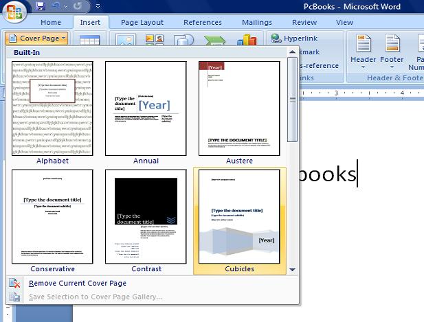 How To Create A Cover Page In Microsoft Word Built In Custom Reverasite