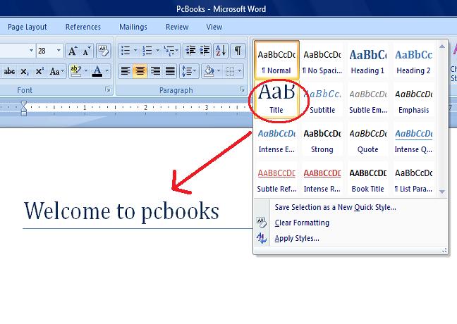 Changing Heading Styles In Word 2010 Clandelta